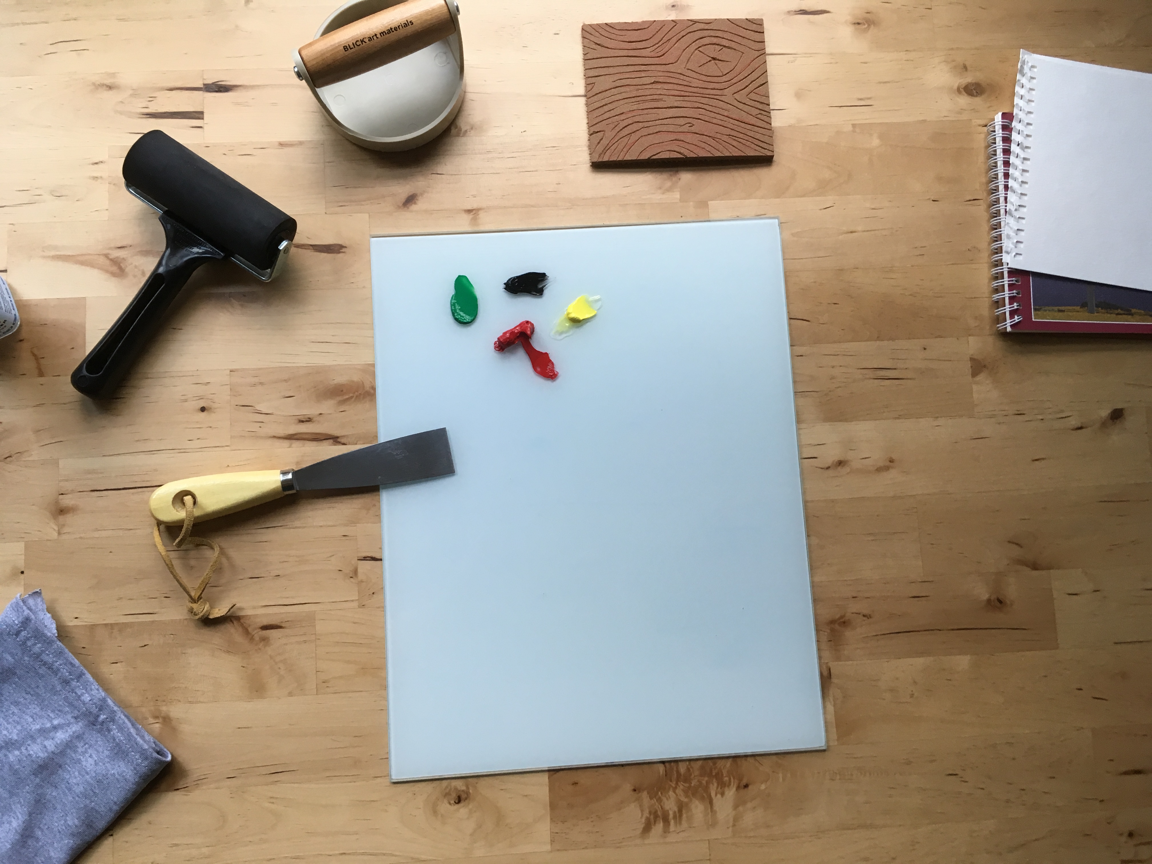 DIY Home Printmaking Studio • Mel Choyce