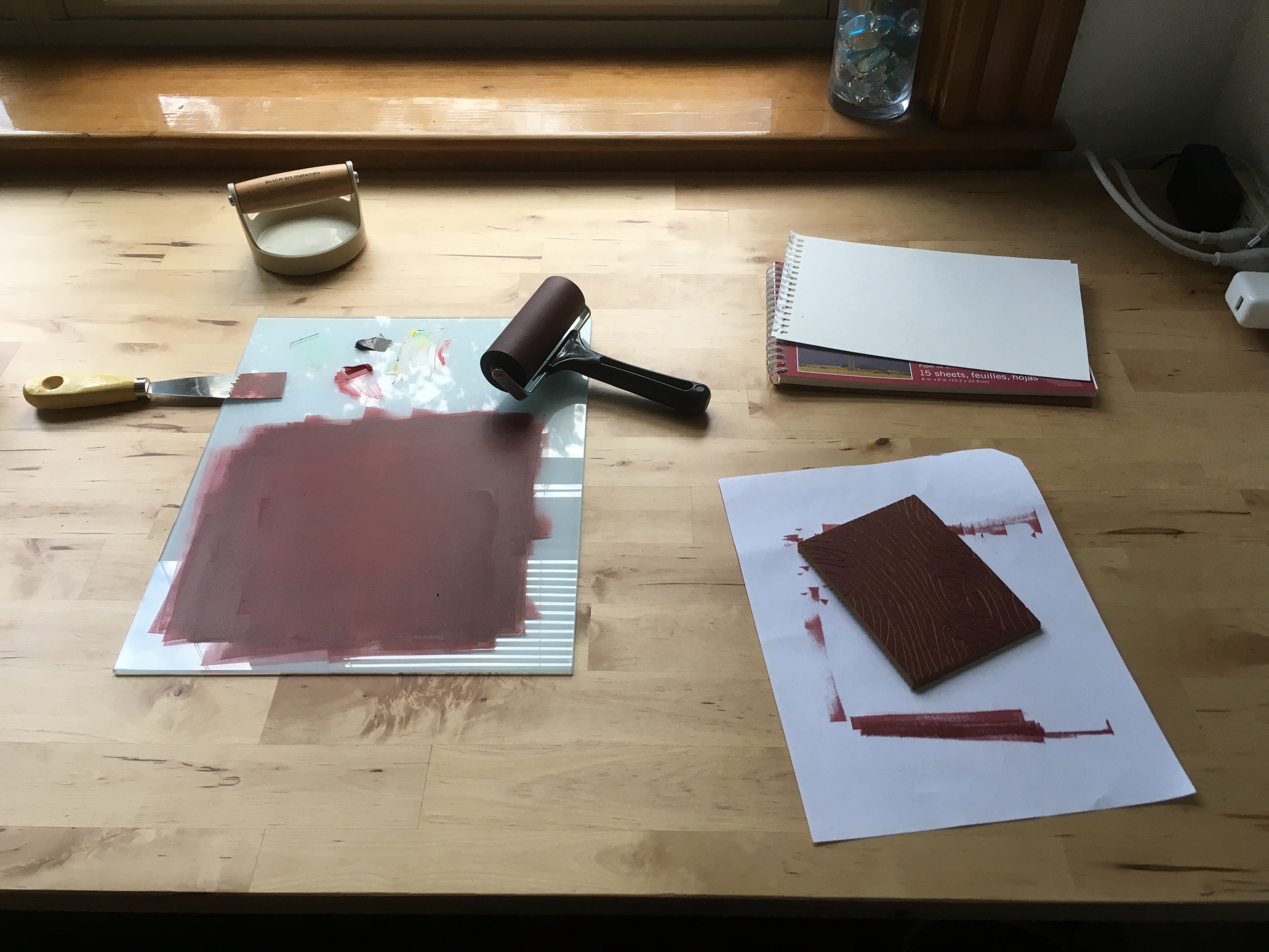 DIY Home Printmaking Studio • Mel Choyce