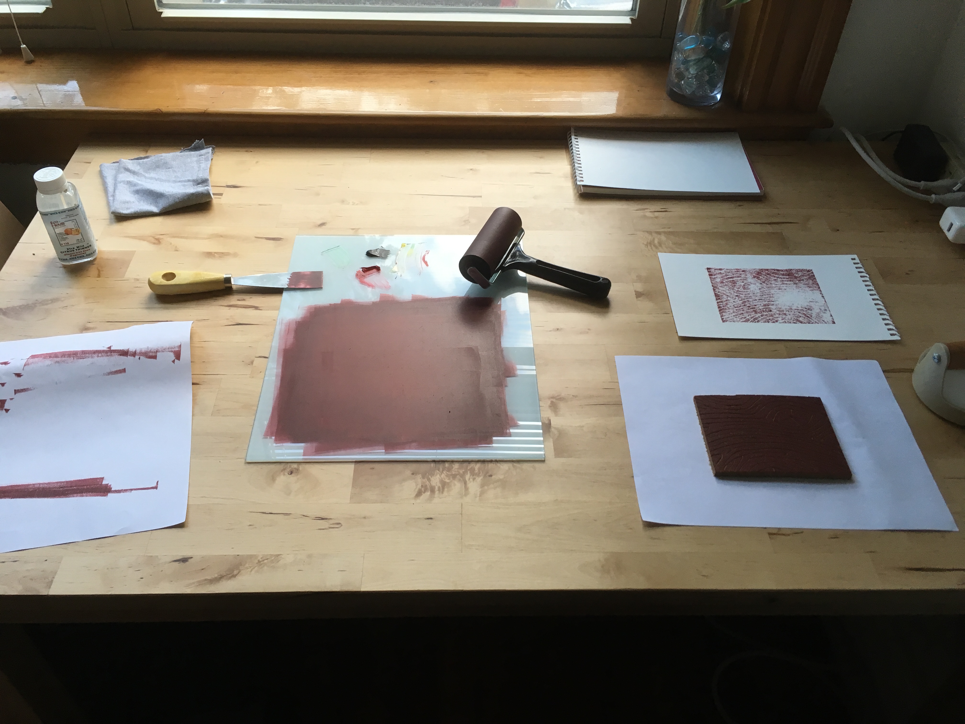 DIY Home Printmaking Studio • Mel Choyce